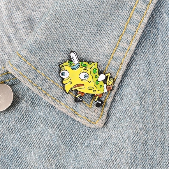 Accessories | 5 For 25 Saleugly Spongebob Squarepants Pin | Poshmark